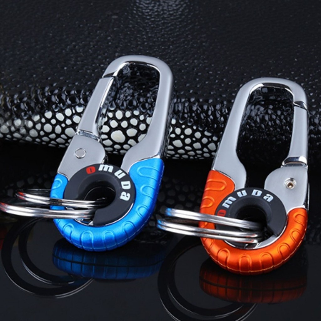 O-2 Omuda Hook Lock High-end Keychain Creative Stainless Steel Buckle ...