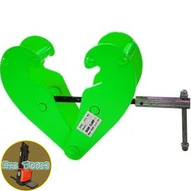 1T -5T Green Girder Clamp Steel Universal LIFTING Beam Clamp V-Lift ...