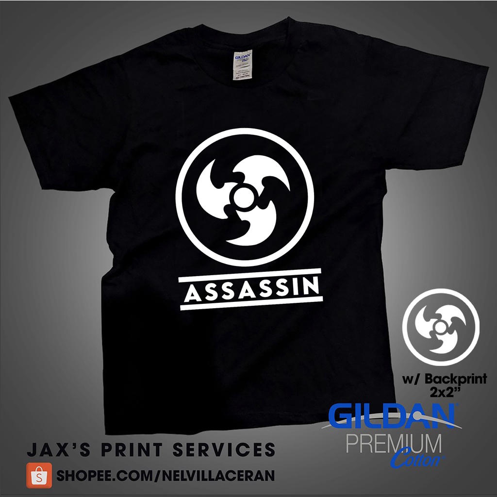 Mobile Legends Assassin Role Logo Inspired Tshirt Tee Shirt | Shopee ...