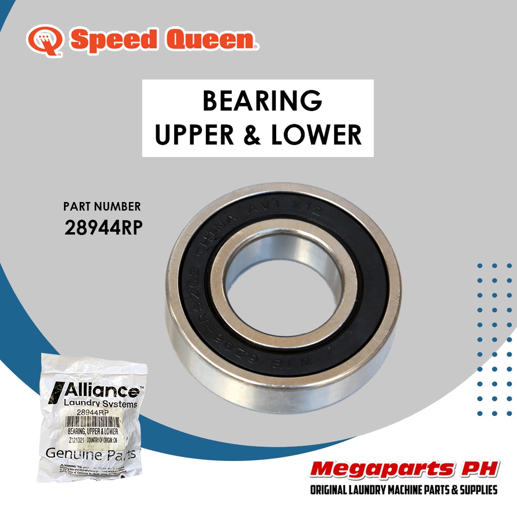 Speed Queen Washer Bearing, Upper or Lower (Genuine Parts) 28944RP ...