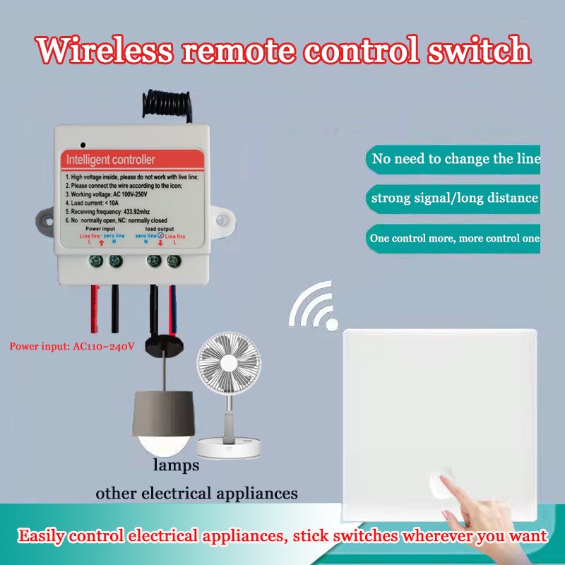 Wireless remote control switch, wireless remote control Intelligent ...
