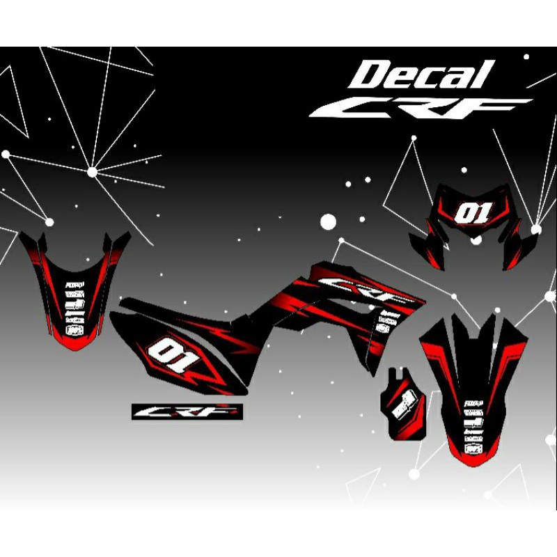 Sticke Crf 150l Full Body - Decal Honda Crf 150l Full Body custom ...