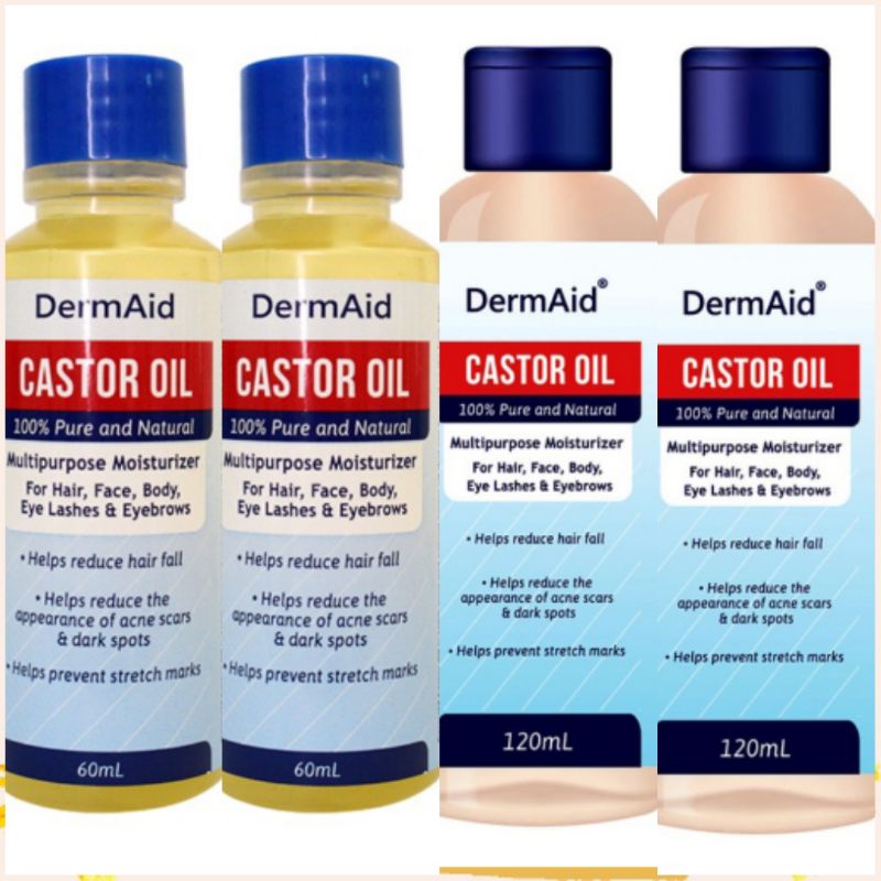 DERMAID Castor Oil 60ml and 120 ml | Shopee Philippines