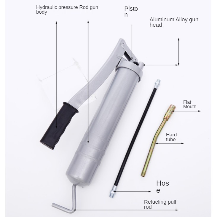 COD/High quality German grease gun manual high pressure grease gun ...