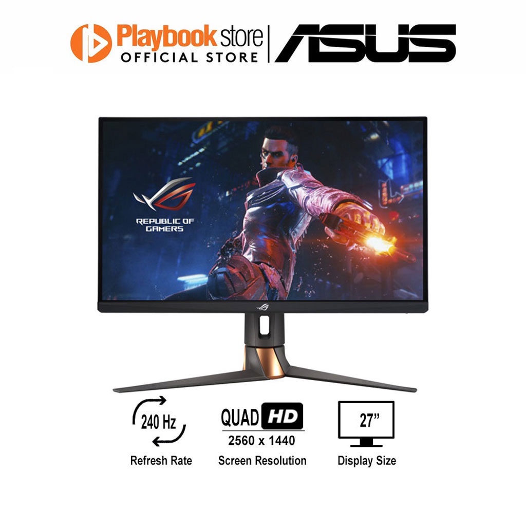 ASUS Rog Swift Pg279Qm Nvidia G-Sync 27 Inch Qhd 2560X1440 Gaming ...