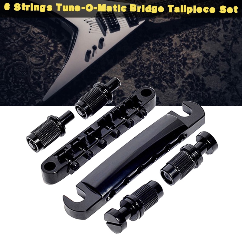 New6 Strings Tune-O-Matic Bridge Tailpiece Set for LP Gibson SG ...