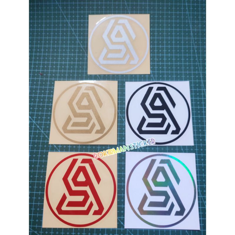 Black AEROX SYNDICATE CUTTING LOGO STICKER | Shopee Philippines