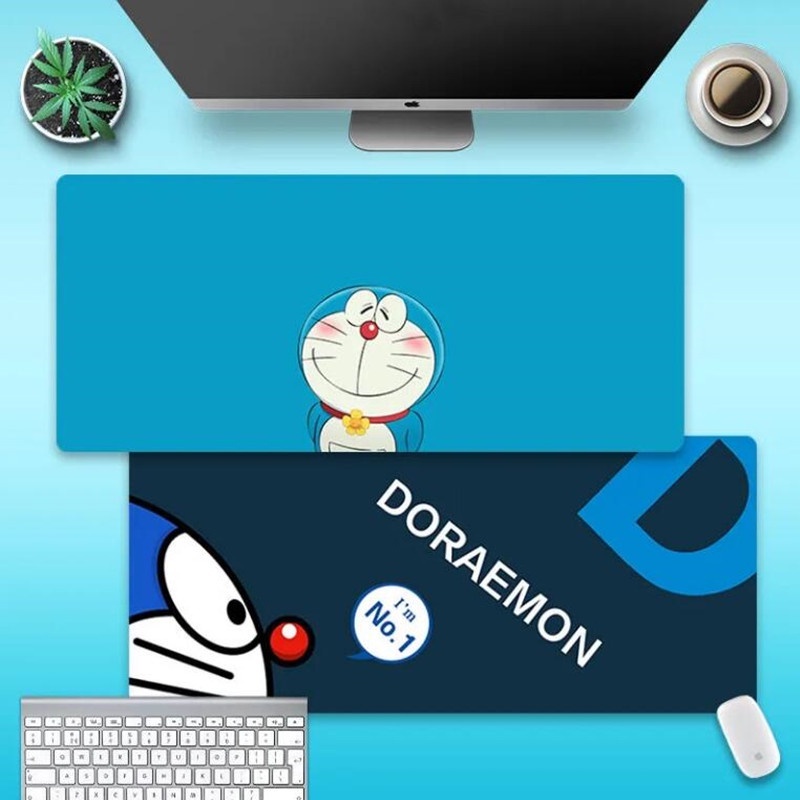 Kawai Cartoon Mouse Pad Doraemon Big Mouse Mat Waterproof Non-slip ...