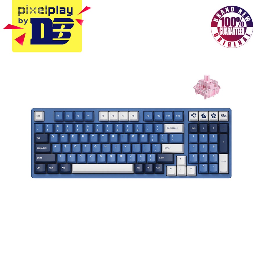 AKKO Ocean Star 3098DS Mechanical Keyboard (Akko Pink) | Shopee Philippines