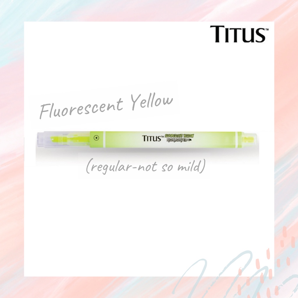 Titus Mild, Bible Highlighter, Pastel Colors (Dual Tip) | Shopee ...