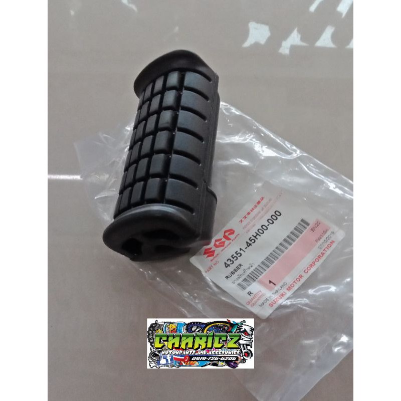 Rubber front footrest smash 115/smash110/Raider j110 SGP 1pc | Shopee ...