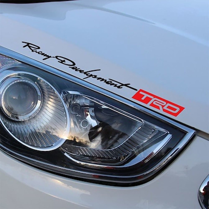 MERAH Trd racing development sticker - black and red Elegant | Shopee ...