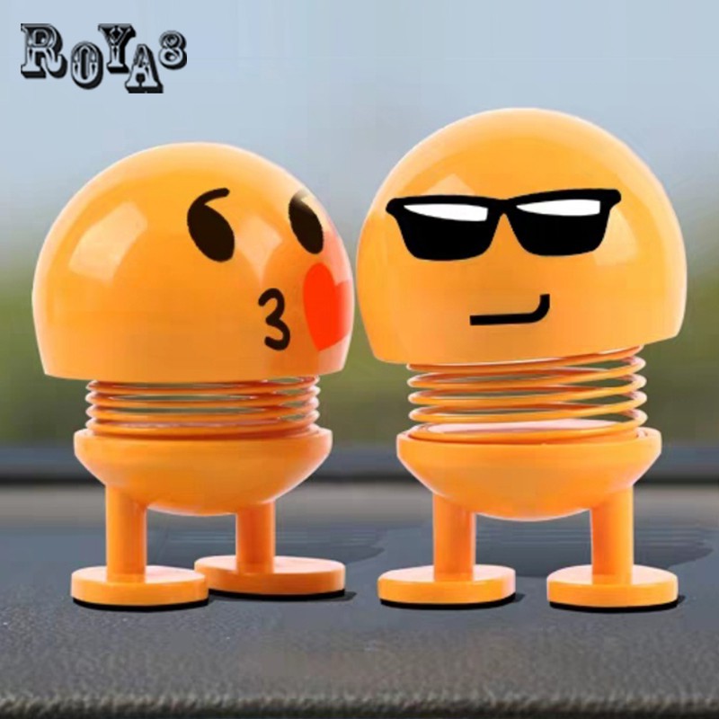 The Doll Can Shake His Head. A Cute Bouncy Car-Face Animated | Shopee ...