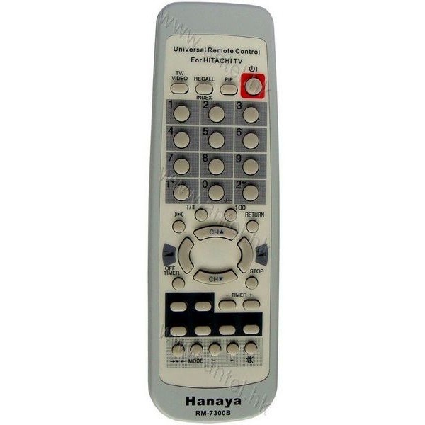 Hanaya RM-7300B Hitachi CRT TV Remote Control | Shopee Philippines