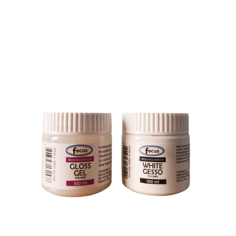 Focus Medium & Varnish Gloss Gel & White Gesso [100ml] | Shopee Philippines