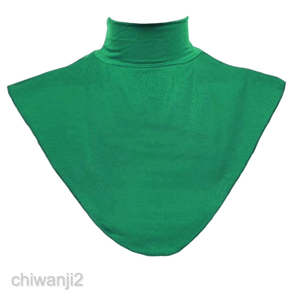 Blesiya Ladies Modal Faux Turtleneck Collar Hijab Neck Cover | Shopee ...