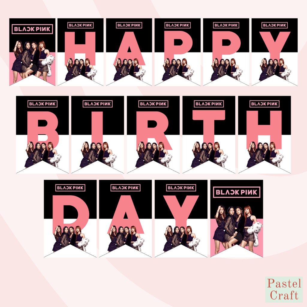 Blackpink Customized Banner (Message us before you order. Price is per ...