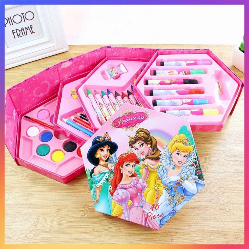 NEW SCHOOL SUPPLY 46PCS COLORING ART PEN/PENCIL SET | Shopee Philippines