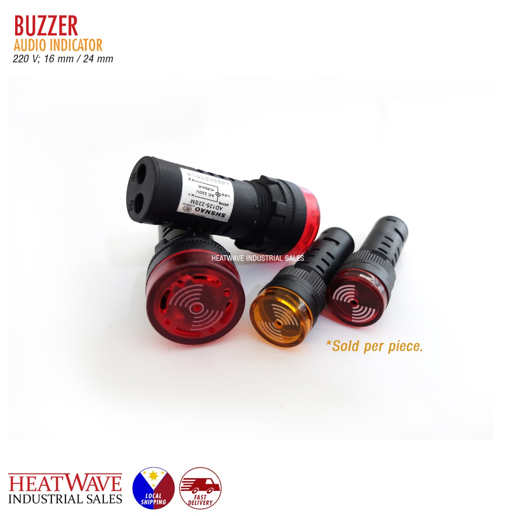 BUZZER INDICATOR 220VAC | Shopee Philippines