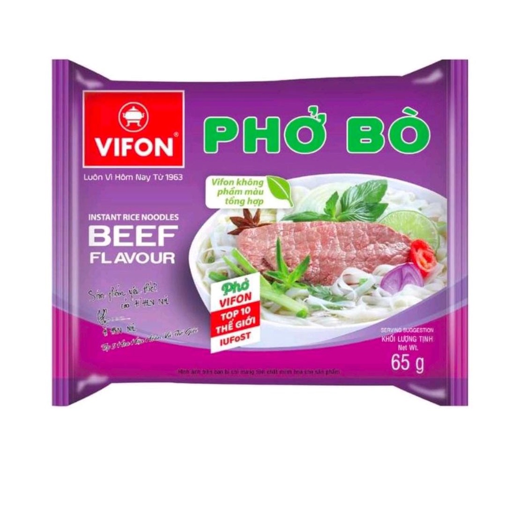 Pho ho vifon [HALAL] vifon Beef Noodle Soup ( 65g ) 1 carton 30 packs ...