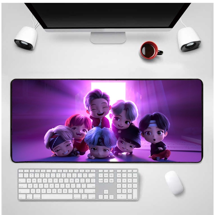 BTS TINYTAN GAMING MOUSE PAD 30x70cm | Shopee Philippines
