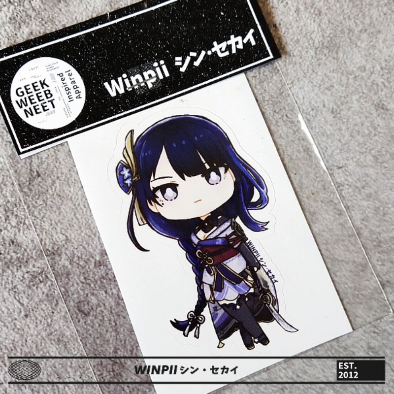 Raiden Shogun Game Genshin Impact Sticker | Shopee Philippines