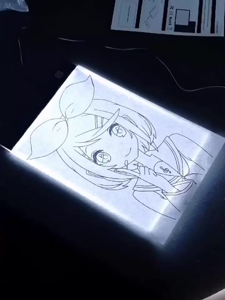 A3/A4/A5 LED Drawing Board Brightness Adjustable Light Pad Tracing ...