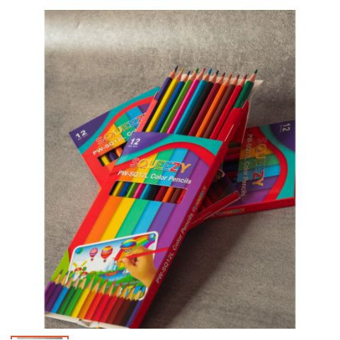 KAYU 1 Set Of Long/Short Wood Color Pencils (12Colors) | Shopee Philippines
