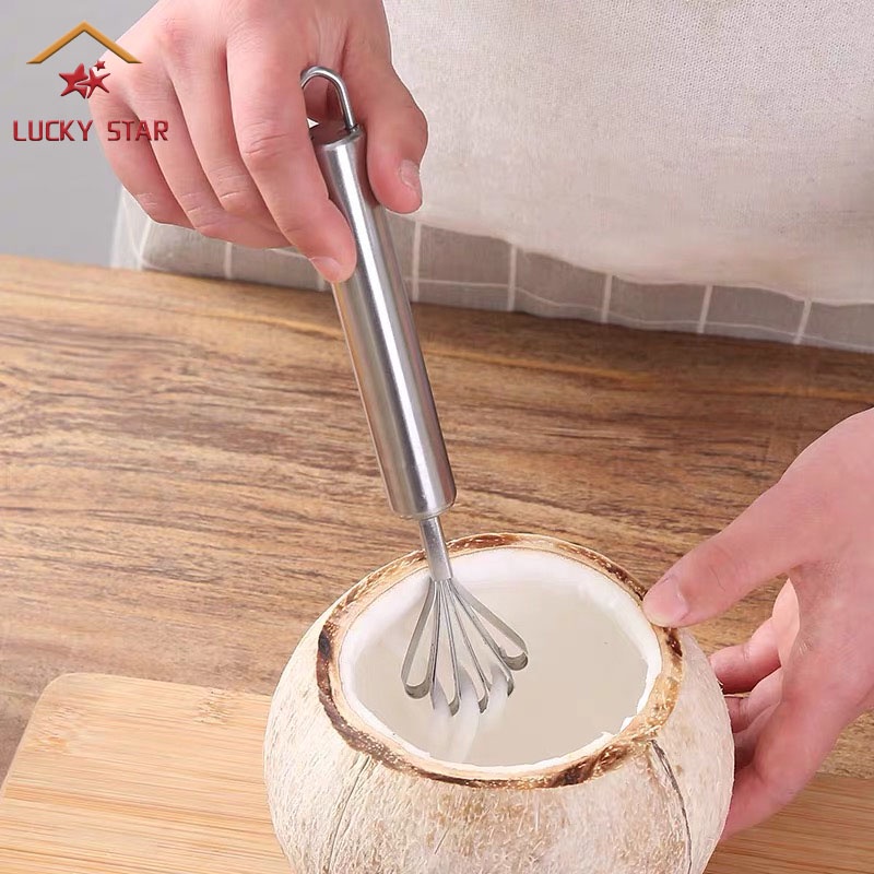 ORD Buko Slicer Coconut Shaved Stainless Steel Pangkayod Buko Spoon ...
