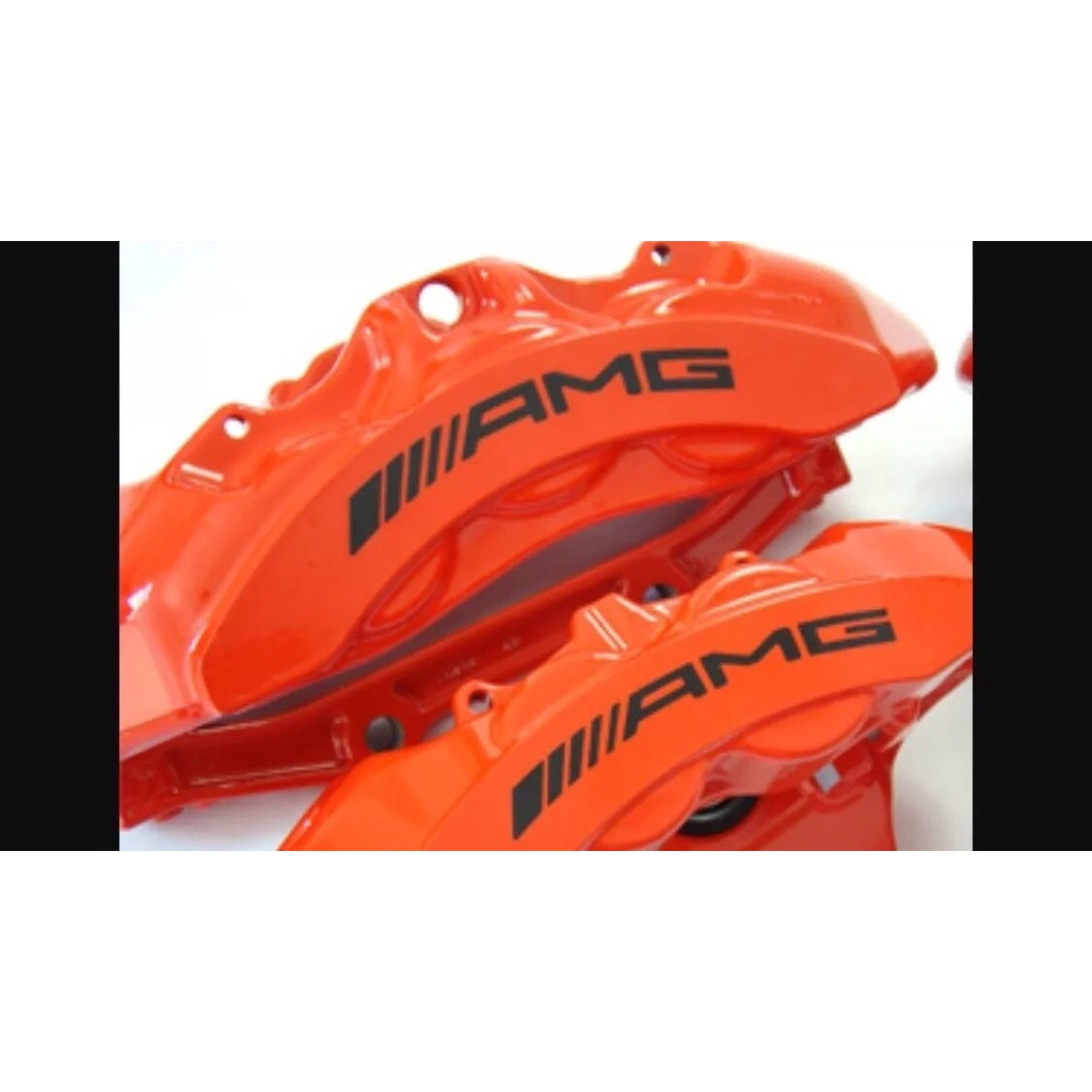 AMG Brake Caliper High Temp Vinyl Decal Sticker Set Of 6 (ANY COLOR ...