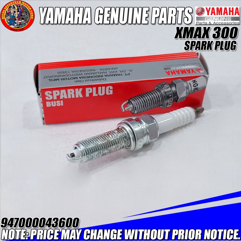 XMAX 300 SPARK PLUG LMAR8A-9 (YGP GENUINE: 94700-00436) | Shopee ...