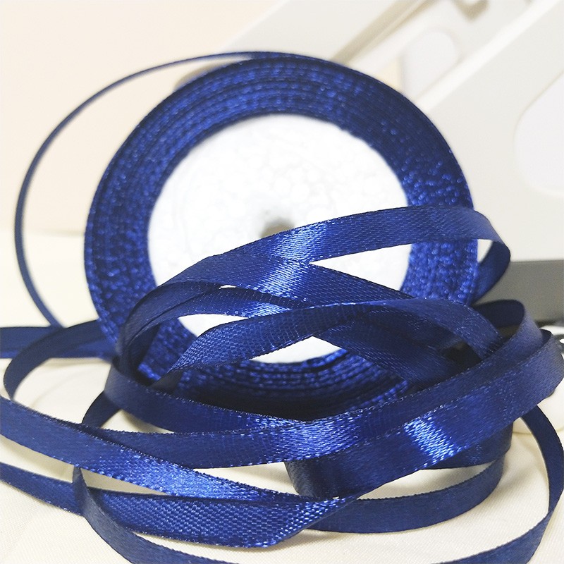 25 yards / roll deep blue ribbon wedding decoration home decoration ...