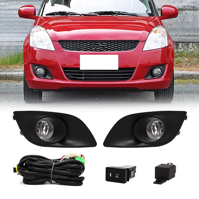 Car LED Fog Light Day Time Running DRL For Suzuki Swift 2011 2012 2013 ...