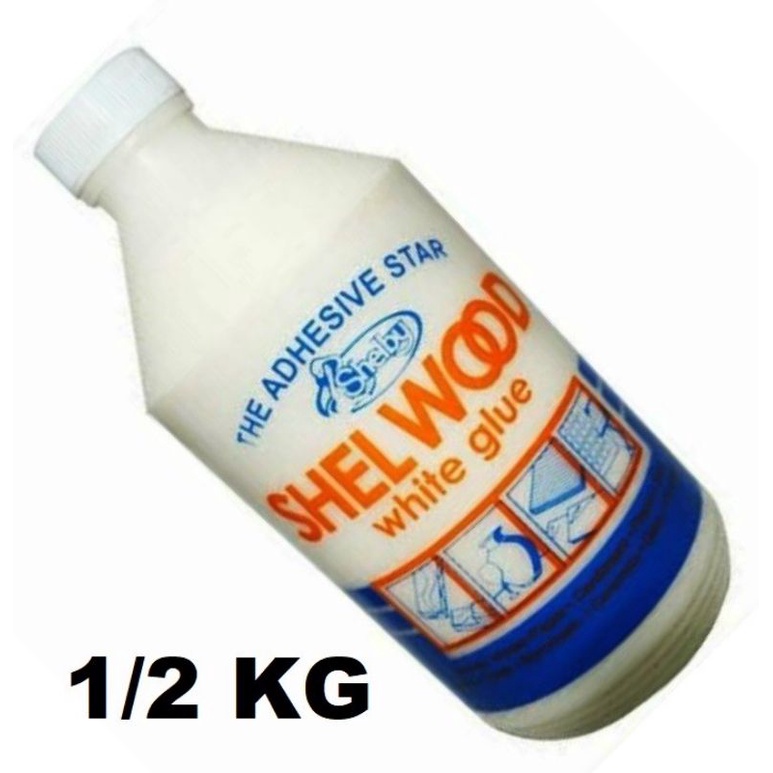 SHELWOOD SHELLWOOD WHITE GLUE 1/2 KILO WATER BASE | Shopee Philippines