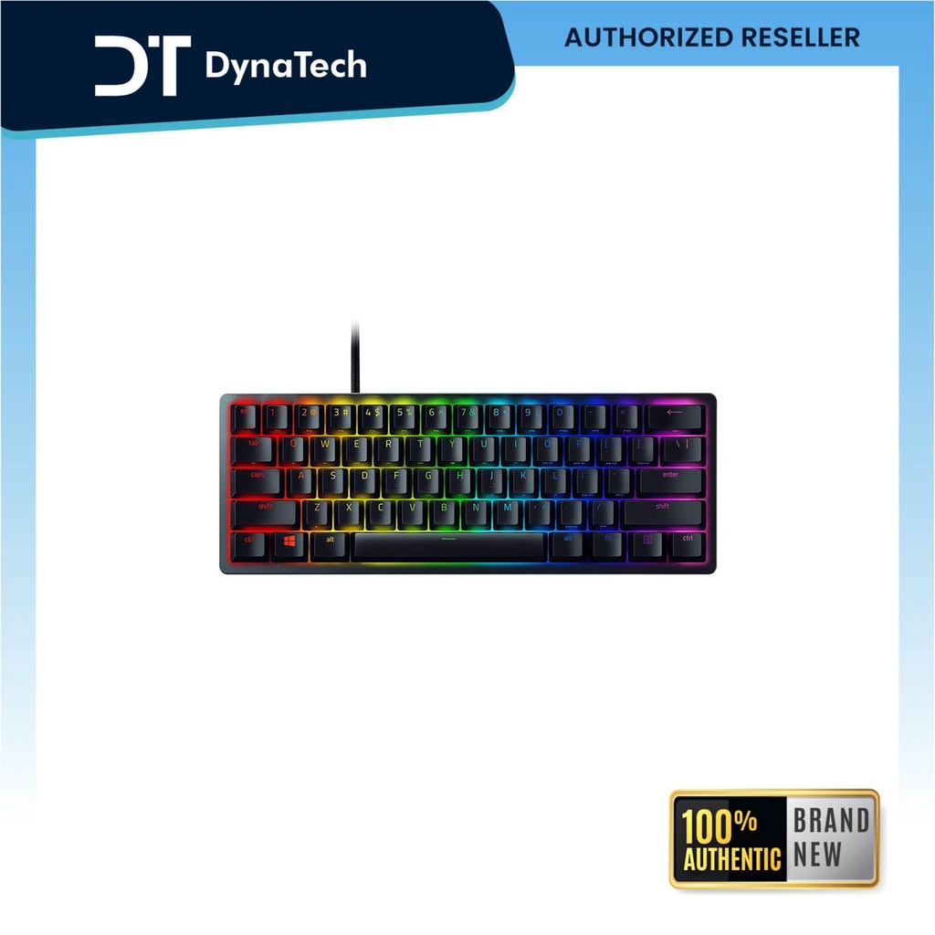 RaZER Huntsman Mini Red Switch Gaming Keyboard Black RZ03-03390200-R3M1 ...