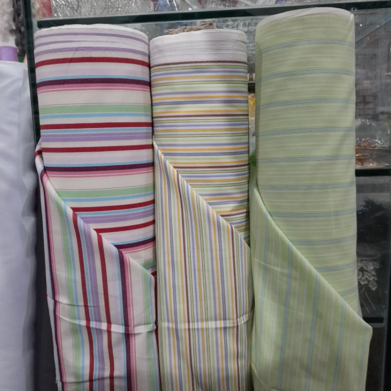 Benz Stripes 45" (Per Yard) | Shopee Philippines