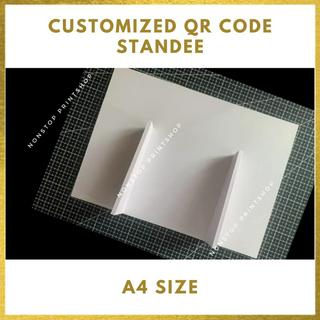 Customized QR Code Standee 2in1 3in1 4in1 5in1 6in1 Scan and Pay ...