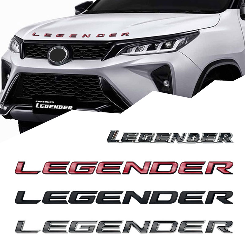 For Toyota Fortuner Legender Front Bonnet Hood Emblem Rear Trunk Logo ...