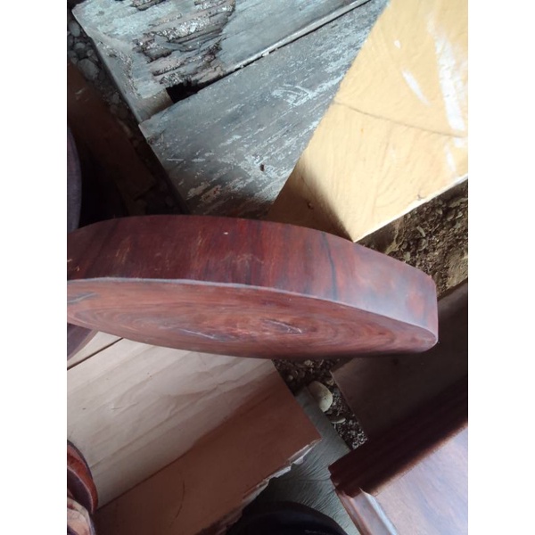 chopping board 2inches thick13 inches round (magkuno wood) | Shopee ...