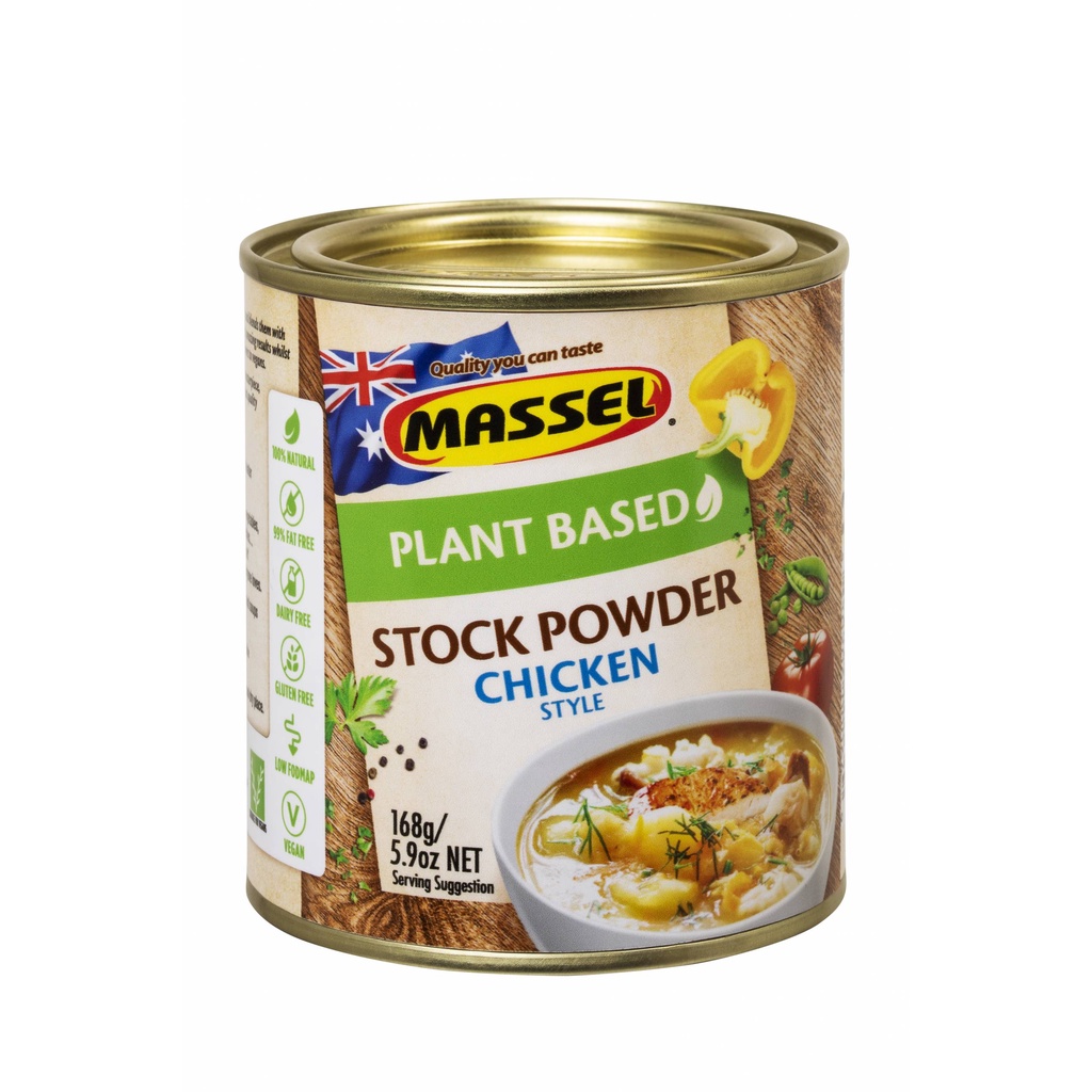 Massel All Natural Chicken Style Stock/Broth Poweder 168g Vegan No MSG ...