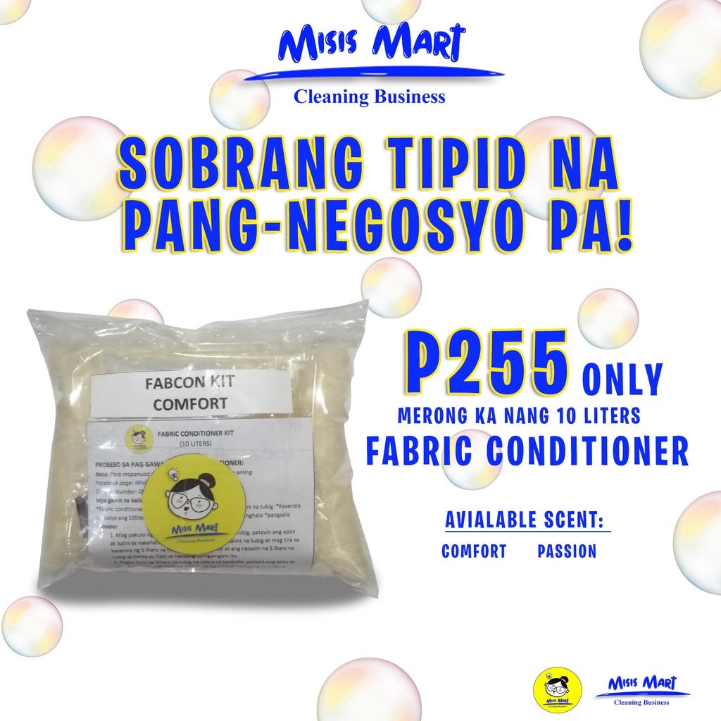 Misis Mart DIY Fabcon Kit (10liters Yeild) | Shopee Philippines