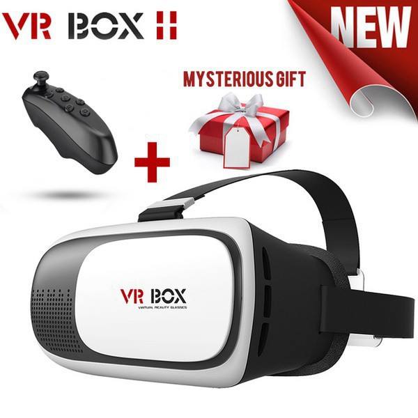 VR Box II 2.0 3D Virtual Reality with FREE VR Controller | Shopee ...