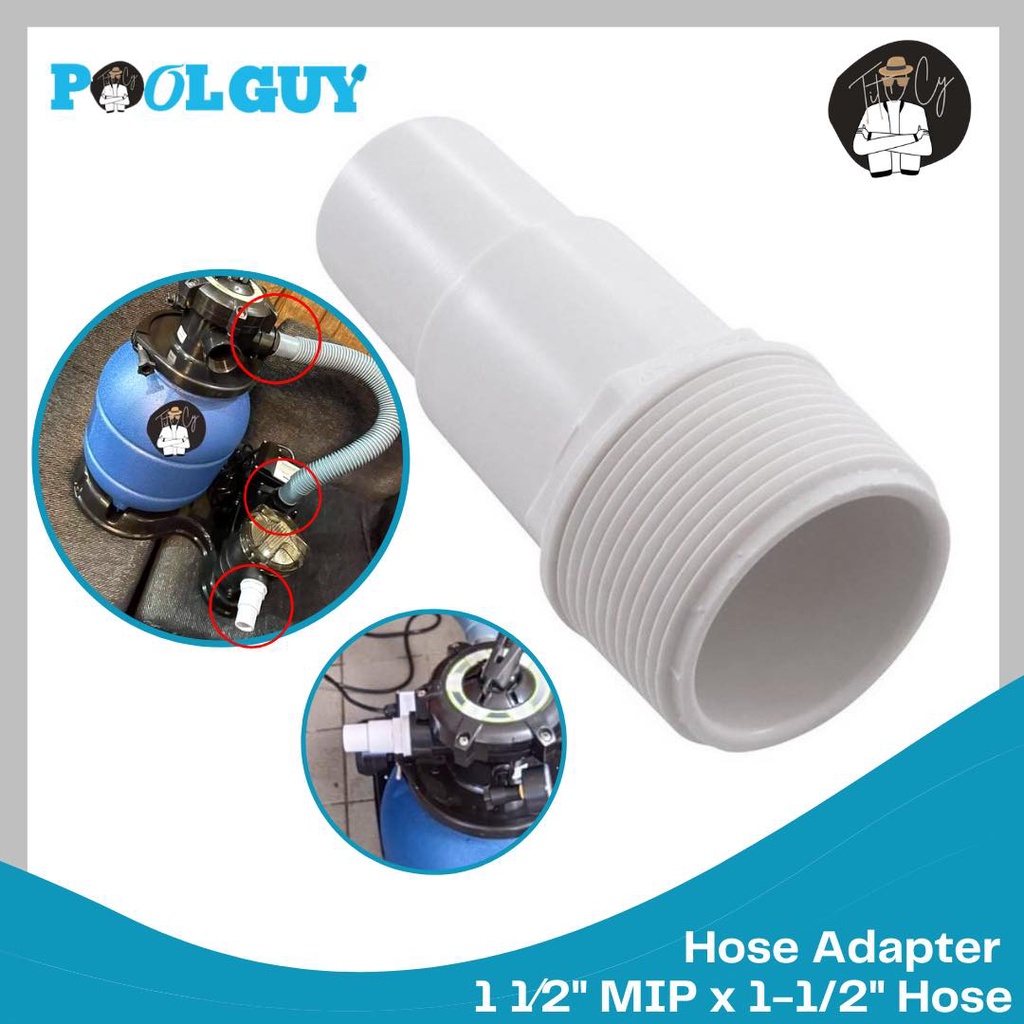 TitoCy PoolGUy Heavy DUTY Swimming Pool Vacuum Hose Adapter for Sand ...