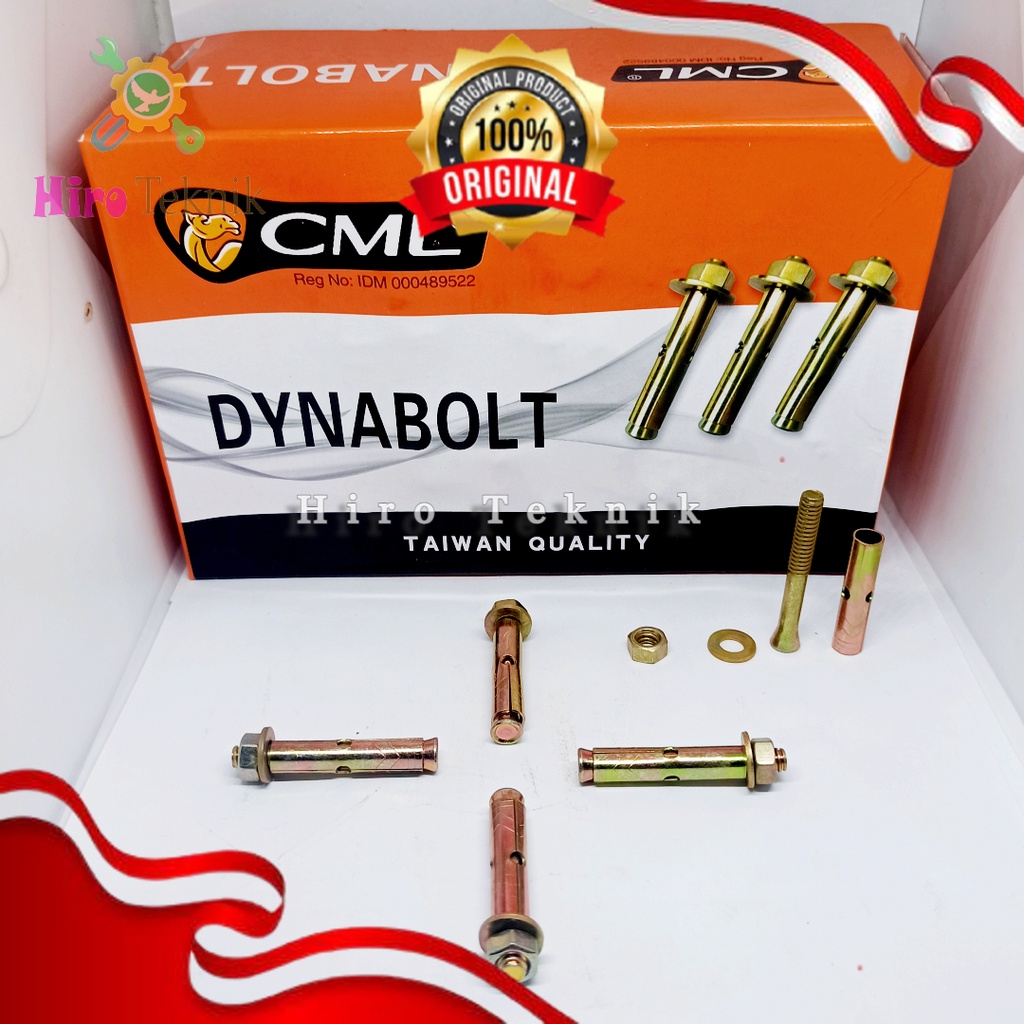 Dynabolt BOLT ANCHOR BOLT DYNABOLT BRACKET M10 (10X50, 10X65, 10X77 ...