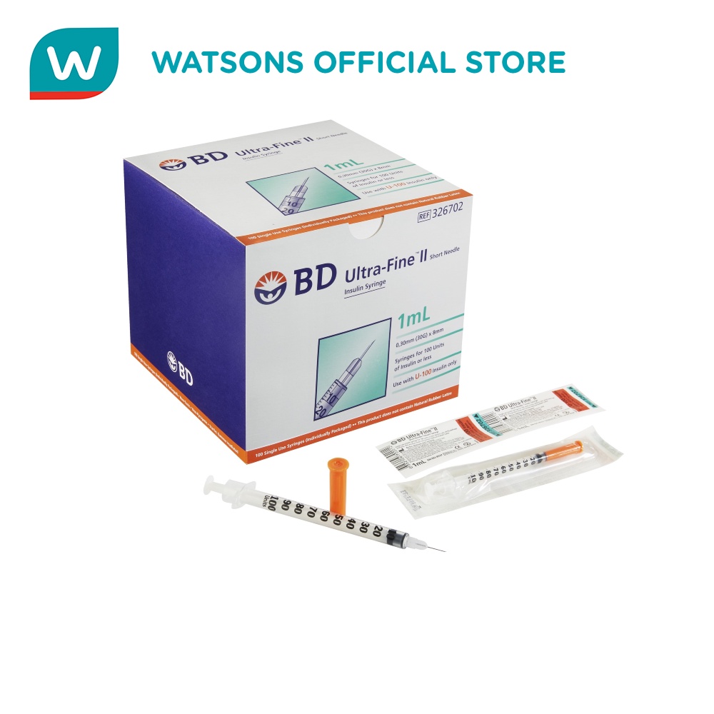 BD Ultra-Fine II Short Needle U-100 Insulin (Sold per piece) | Shopee ...