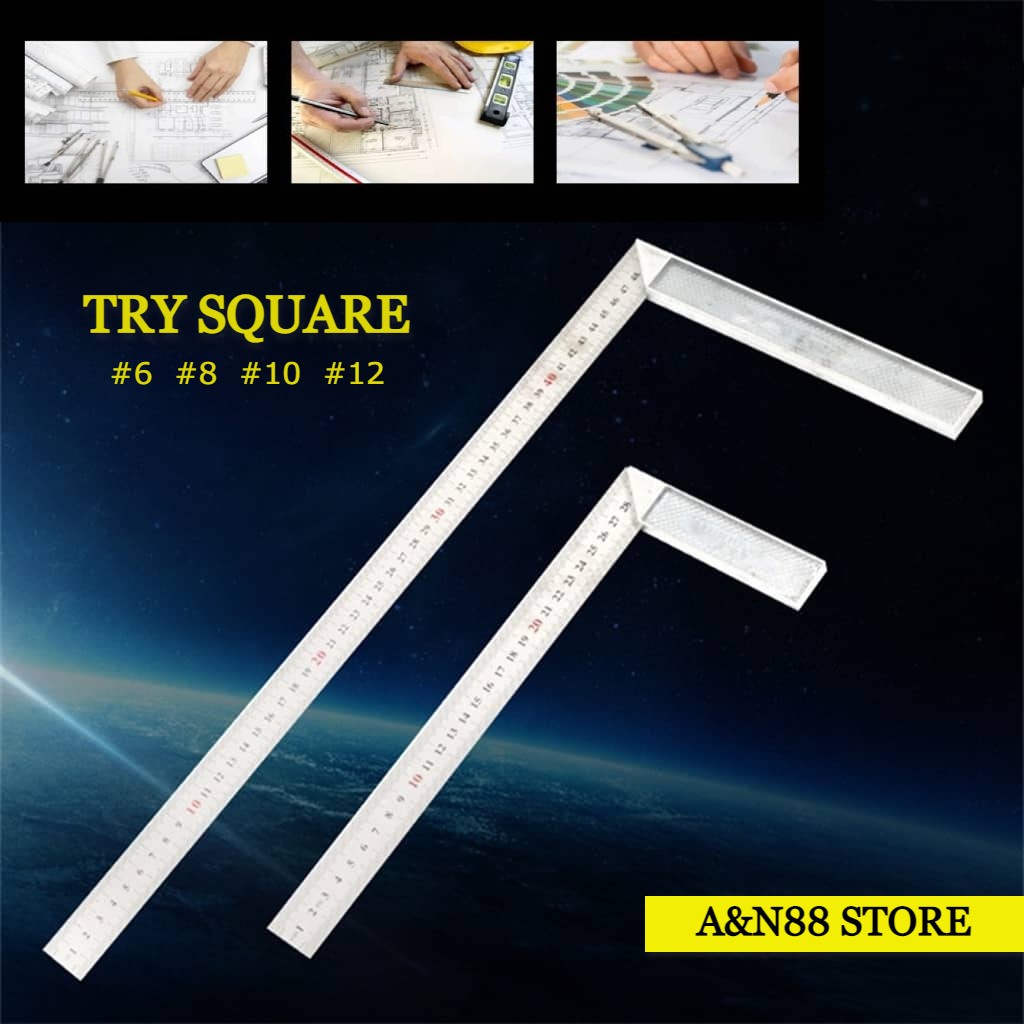 TRI-SQUARE DIAMOND SQUALA 6" -12"INCH | Shopee Philippines