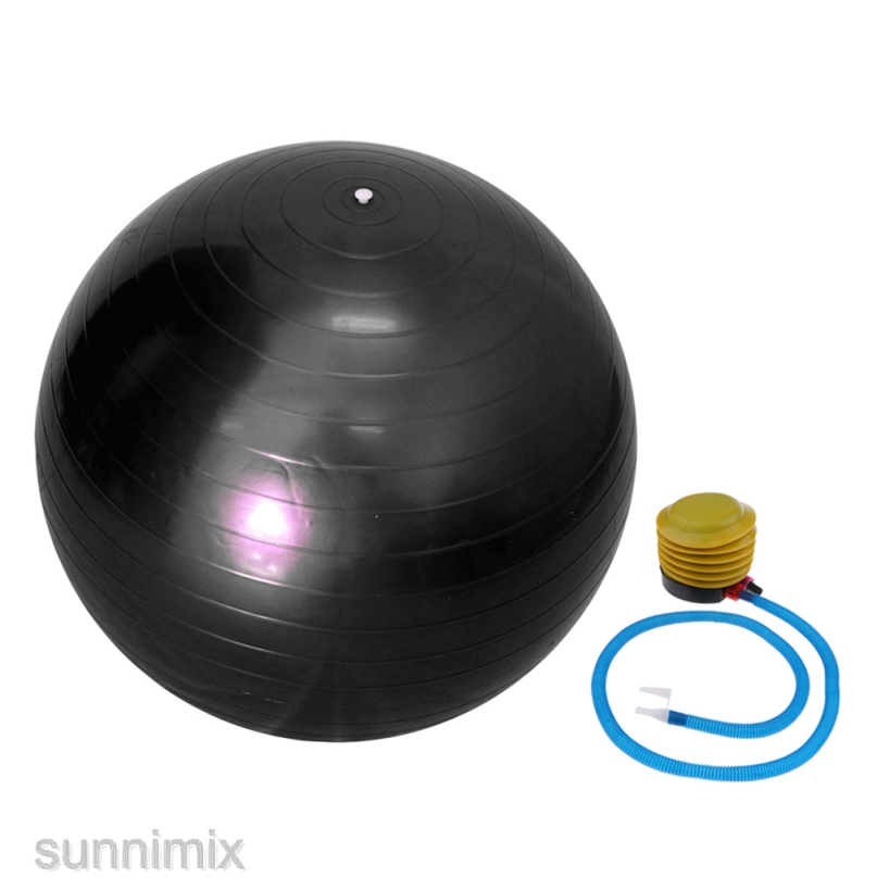 55cm Yoga Exercise Ball PVC Birthing & Pump | Shopee Philippines
