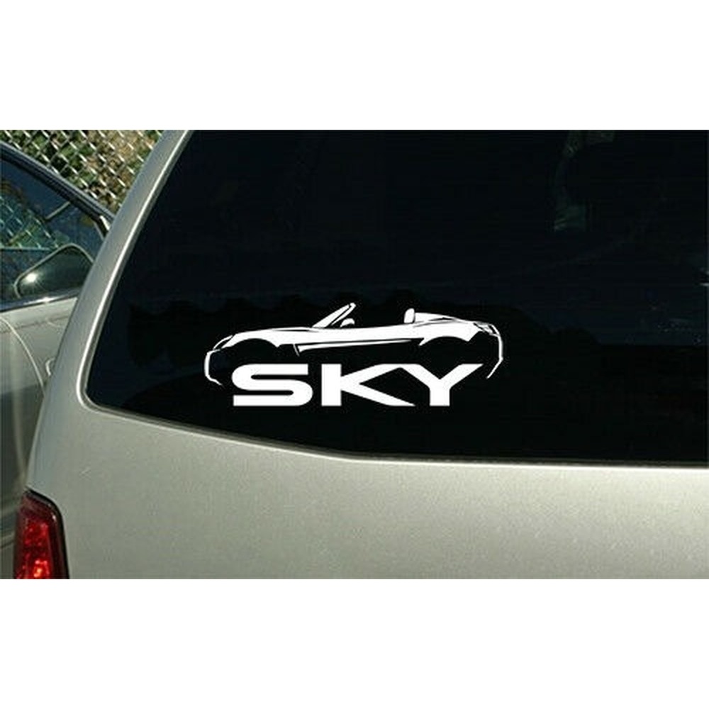x2 Saturn SKY sports car sticker decal wall graphic | Shopee Philippines