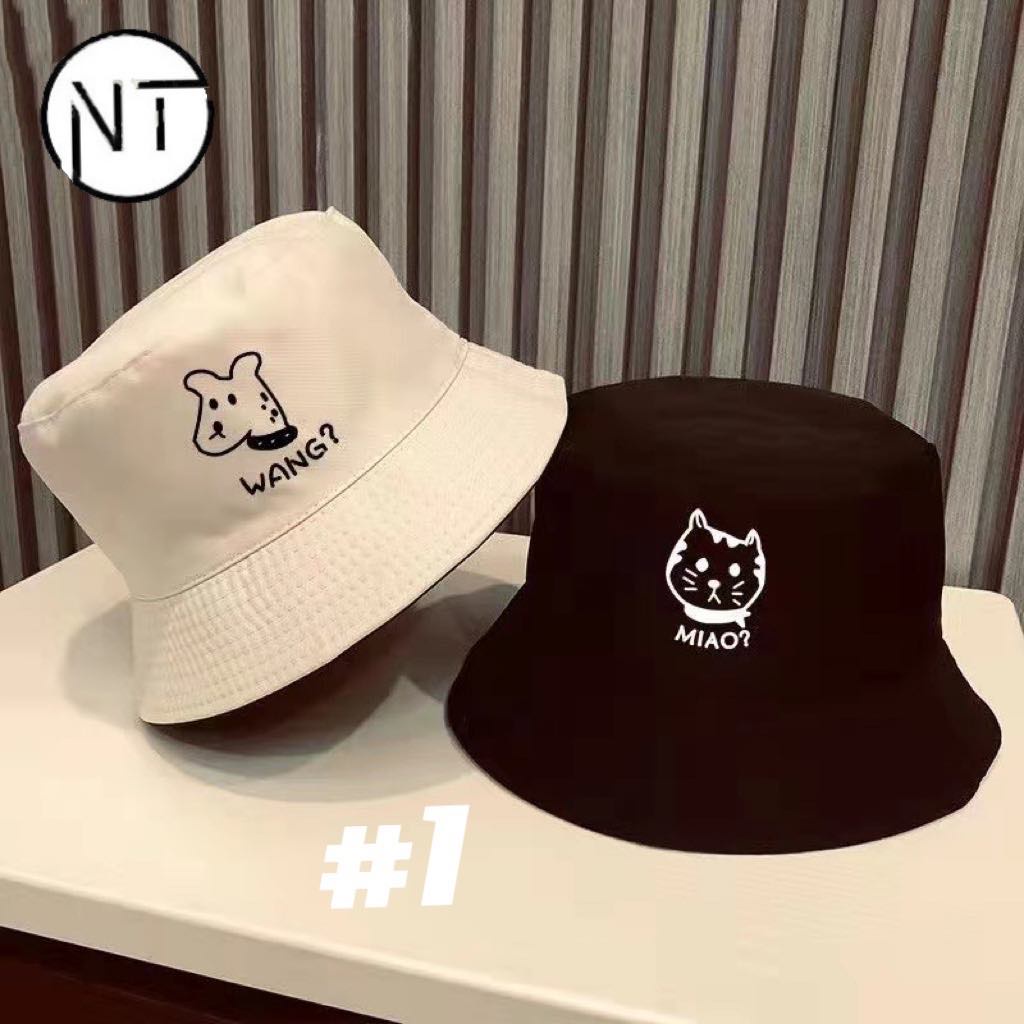 Night Cap Cute Random Hat Design Bucket Hat Fashion Hat Unisex Hat ...