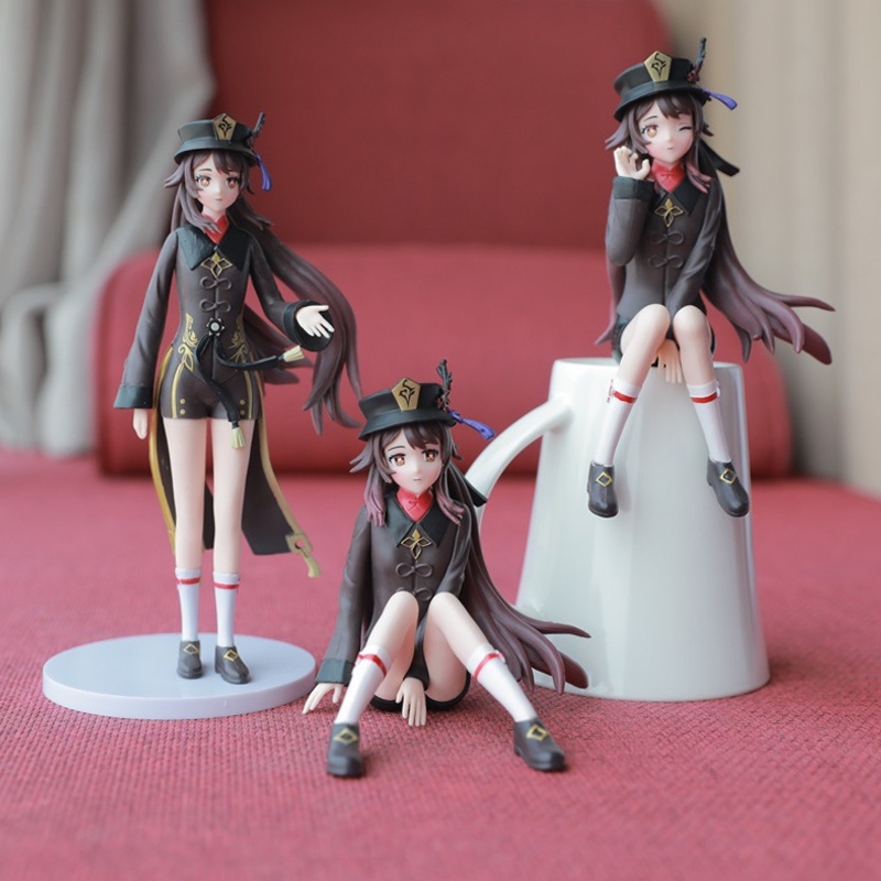 Game Genshin Impact Hutao pvc Action Figure Collection Model Decoration ...
